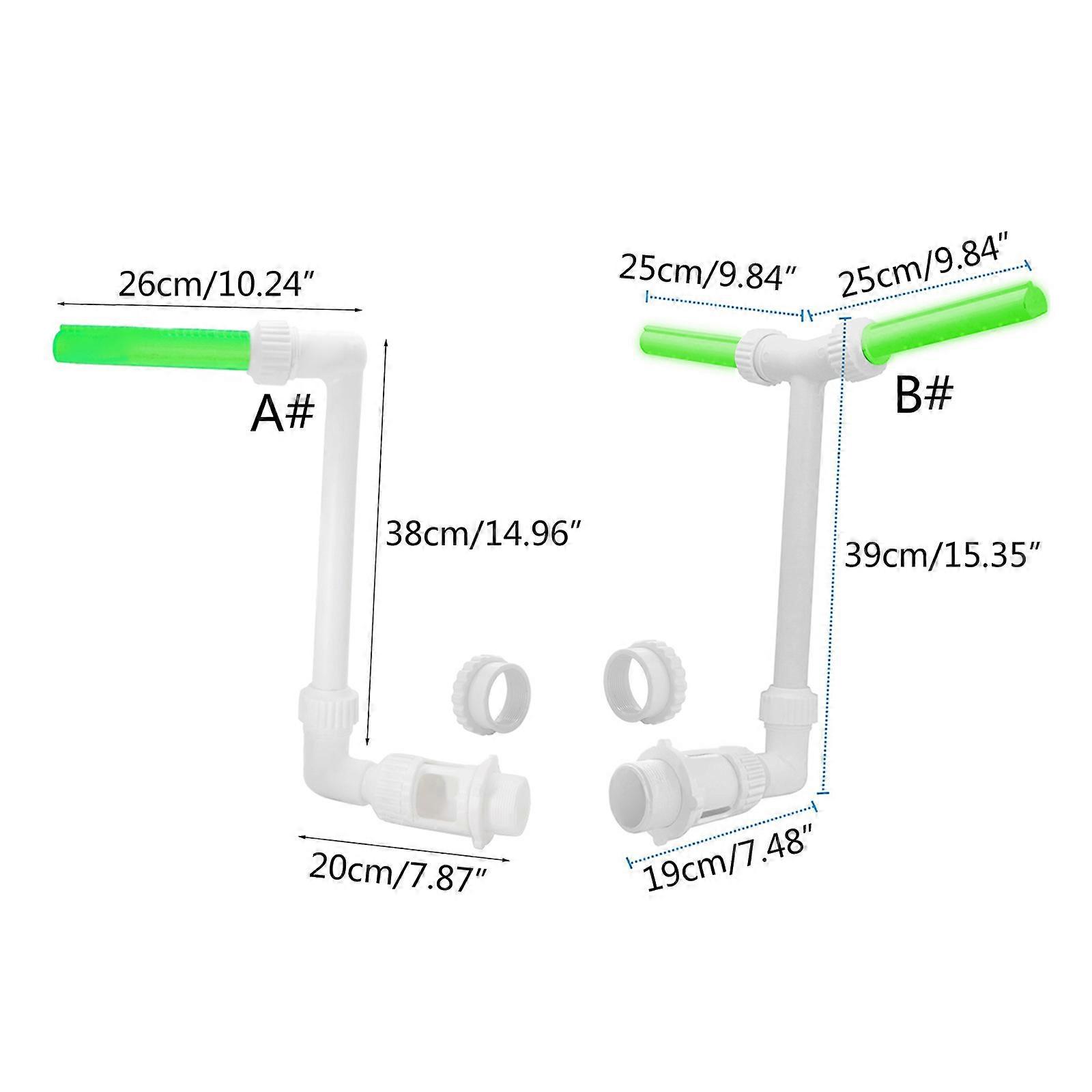 Single/Double Spray Pool Waterfall Fountain Swim Pool Waterfall ...