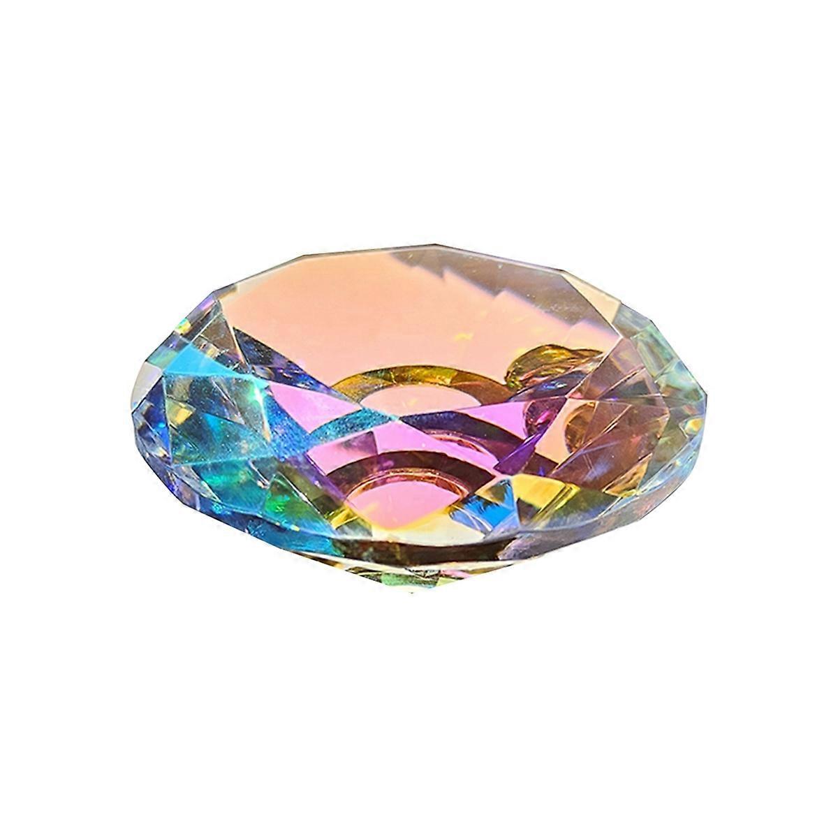 K9 Crystal Diamond Paperweight Decorative Rainbow Maker Prism Glass ...
