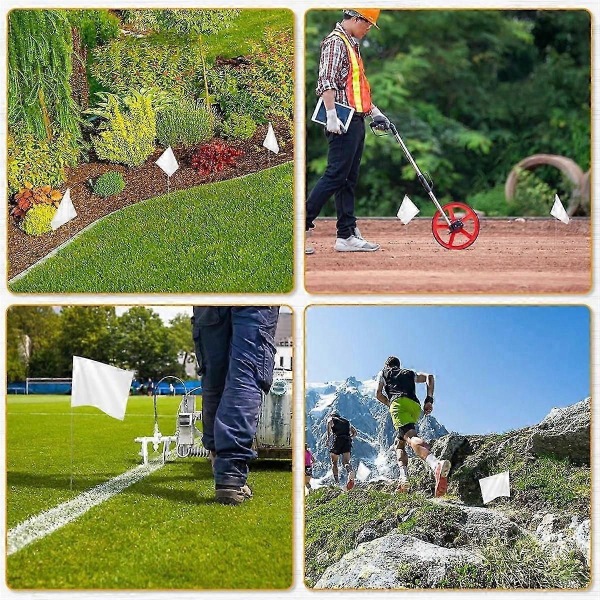 Marking Flags Marker Flags for Lawn 30 Pack, PVC Small Flags,Marking ...