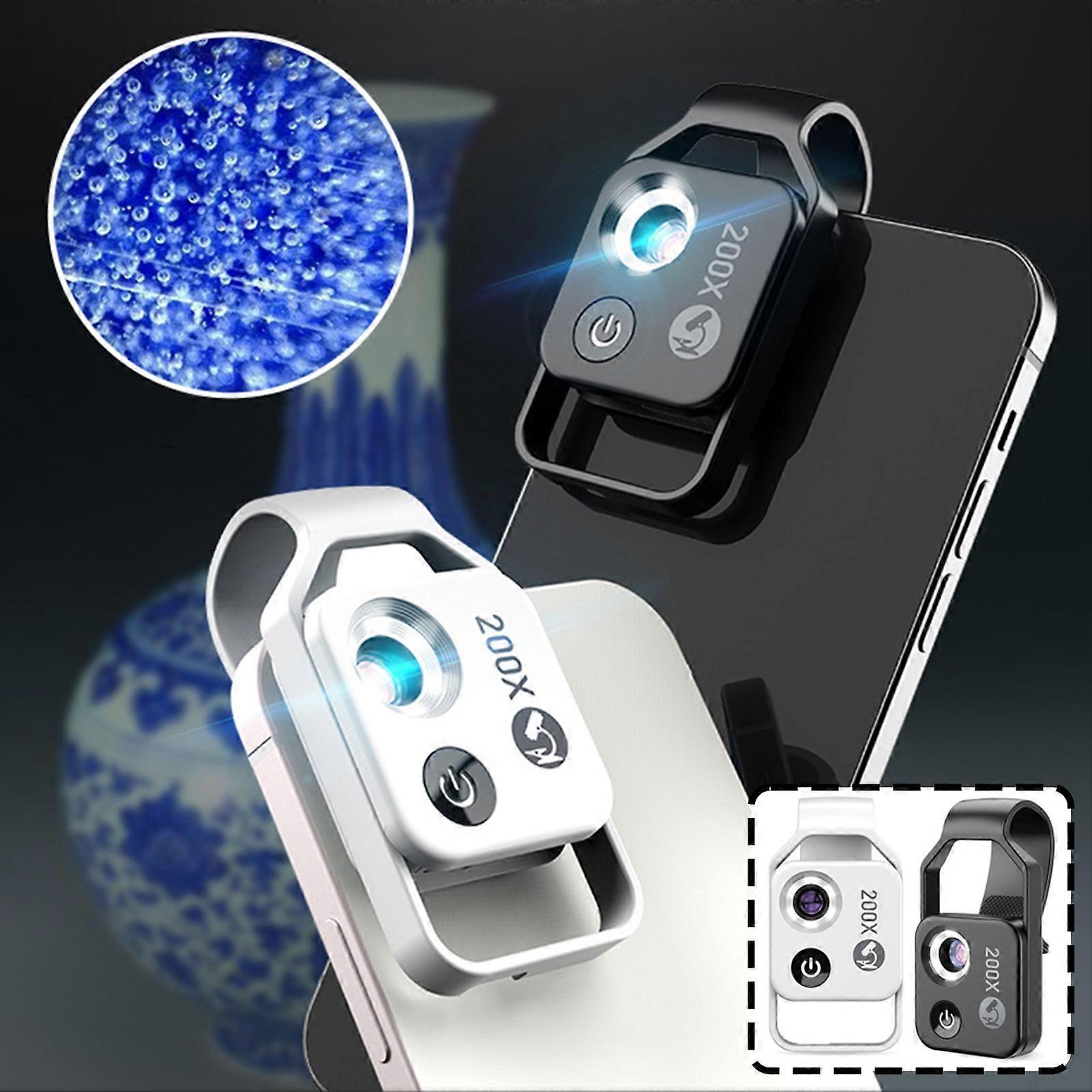 Nano-Zoom 200x for iPhone Portable Phone Microscope Lens For IPhone ...