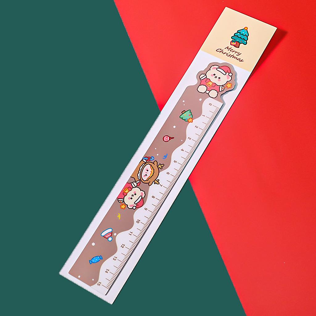 Cute Soft Ruler Christmas Cartoon Drawing Measuring Ruler Drawing ...