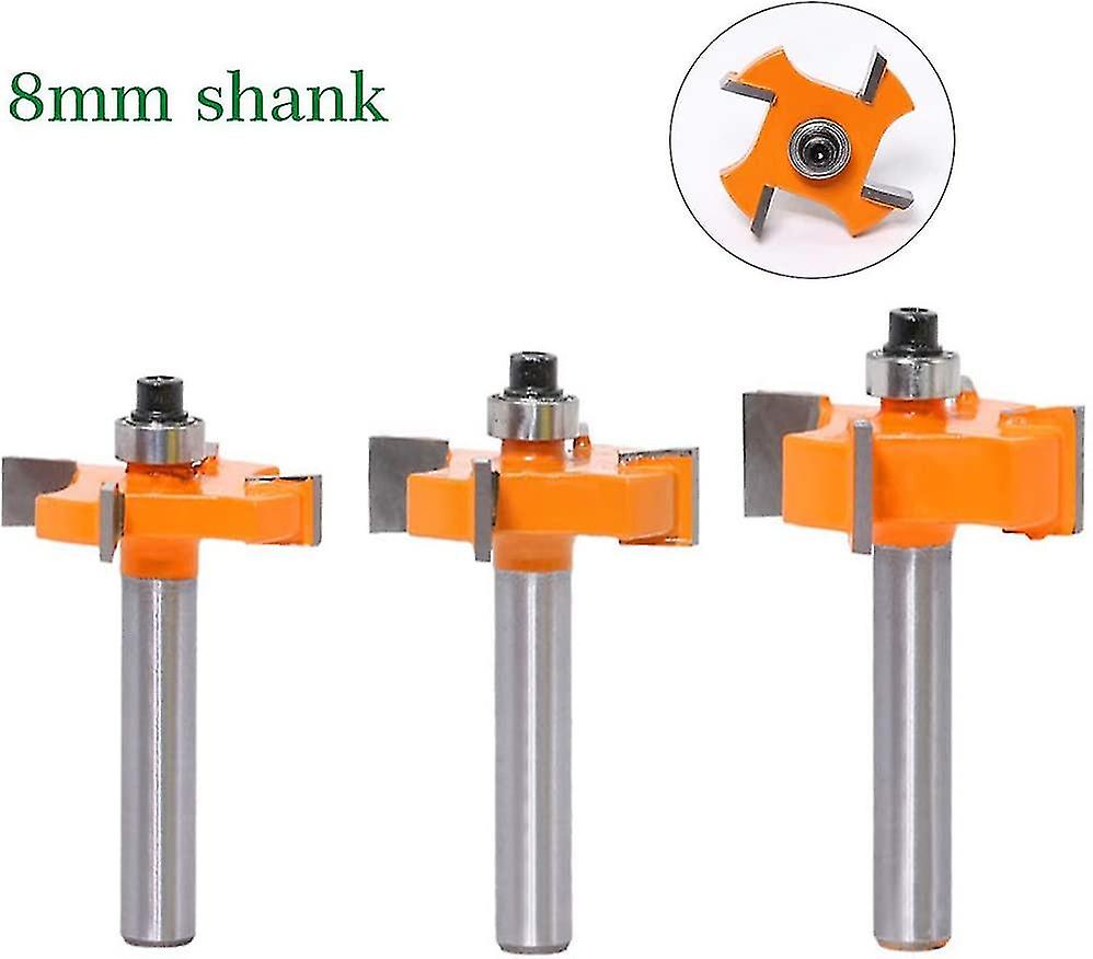 Tongue And Groove Cutter - 8mm 4-ball T-blade - Shape Cutting Wood ...