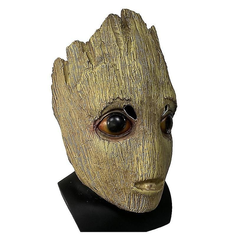X-merry Toy Movie Roles Lovely Tree People Groot Mask Adult Cosplay Costume Accessory Props ...