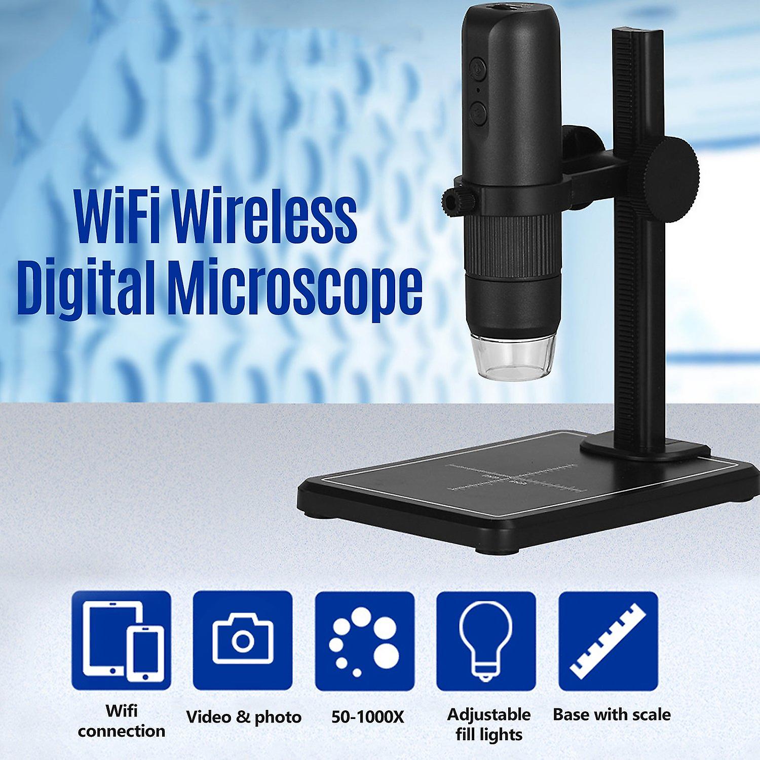 WiFi Wireless Digital Microscope Handheld Portable Microscope Camera ...
