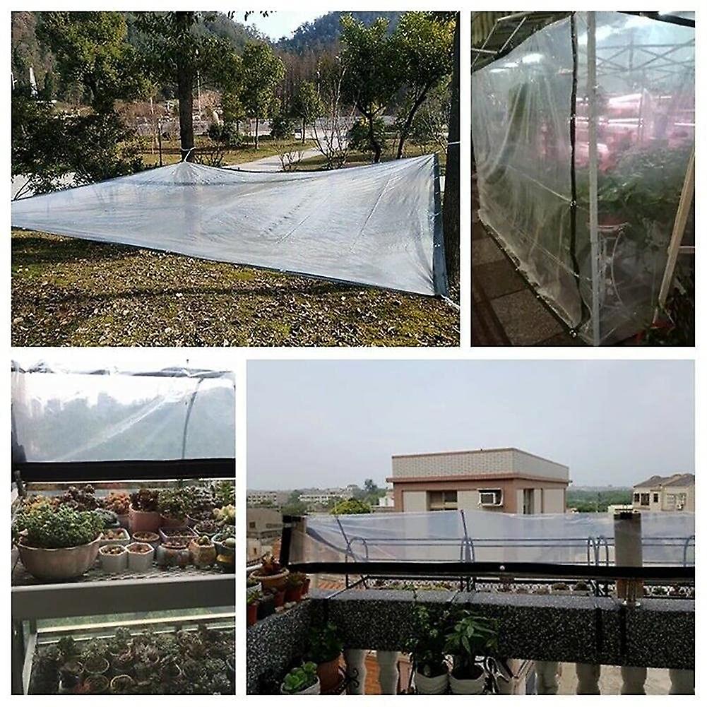 Waterdicht transparant zeil, pvc plastic zeildoek, met versterken ...
