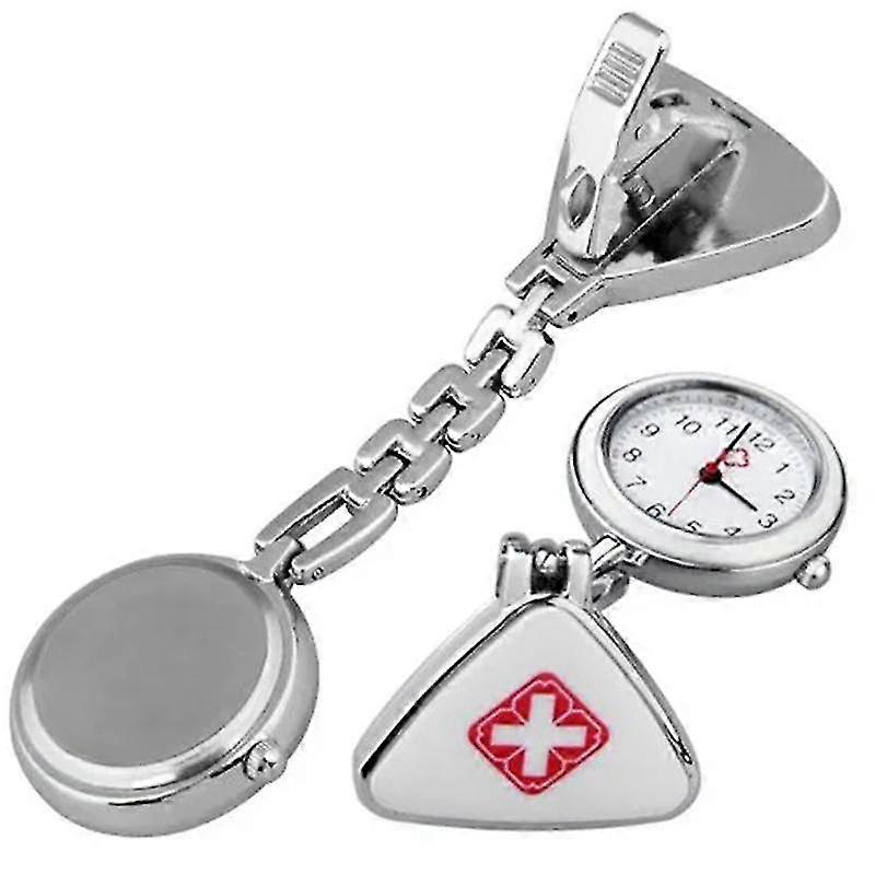 Clip Nurse Doctor Pendant Pocket Quartz Watch Triangle Nurse'S Table ...