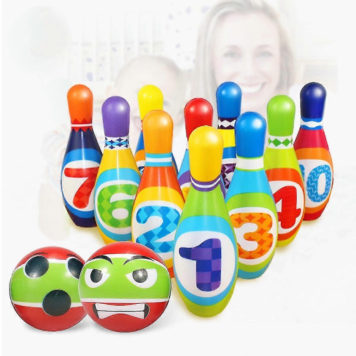 Bowling Play Set For Kids, Lightweight Suitable For Indoor And Backyard ...