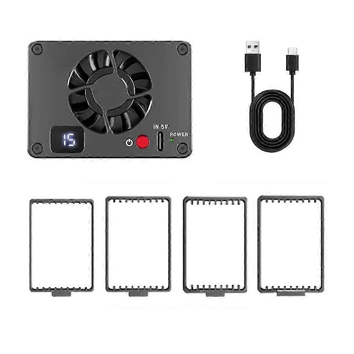 Camera Cooling System Quiet Camera Radiator Heat Sink For Zv-e10 A7m4 ...