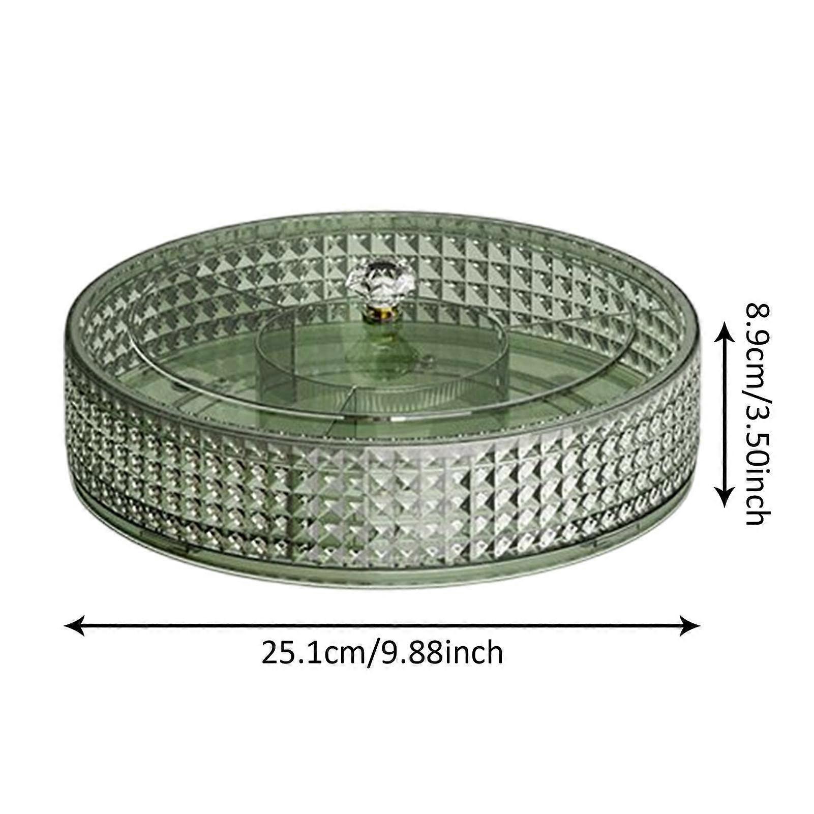 Fruit Platter, Divided Serving Tray Platter with cover, Round Platter ...