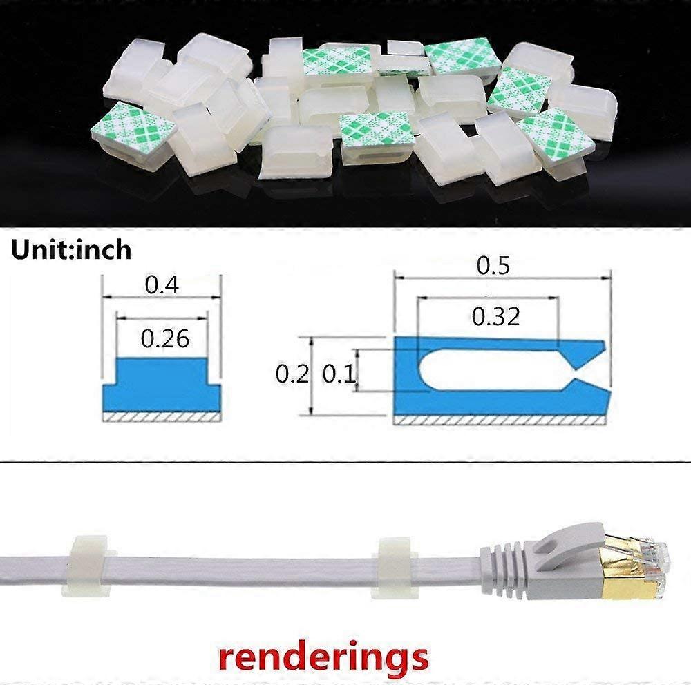 Cable Clips Adhesive Cable Clips Ethernet Cable Clips Wire Holder ...