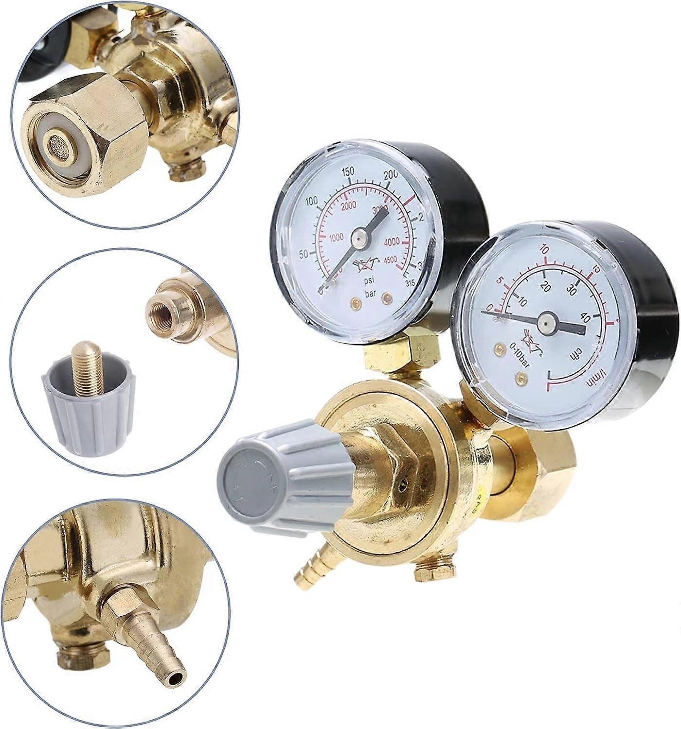 Pressure regulator for Argon/CO2 shielding gas for MIG/MAG WIG welding ...