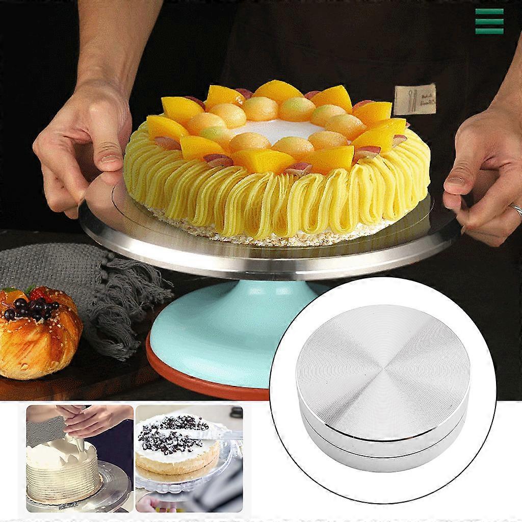 Cake Baking Tray Axle Turntable Rotating Tray Stand Aluminum Alloy ...
