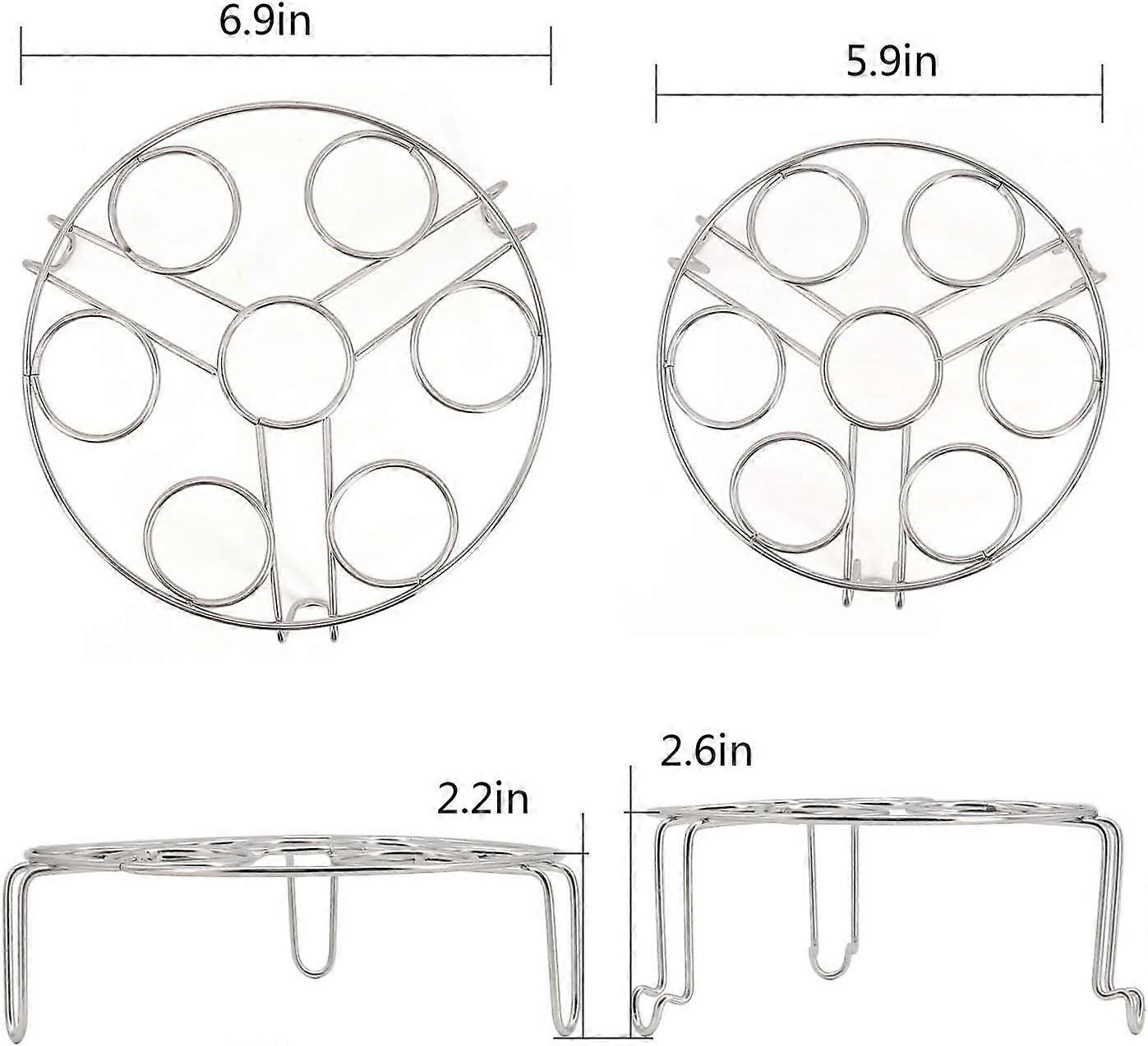 Stainless Steel Egg Steamer Rack for Instant Pot, Pressure Cooker ...