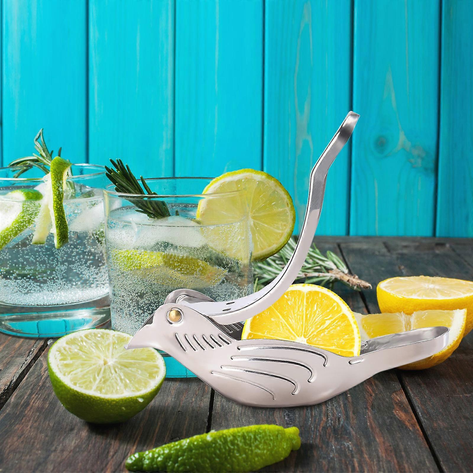 Kitchenware Lemon Tea Maker Creative Durable Silver 304 Stainless Steel Bird Shaped Juicer ...
