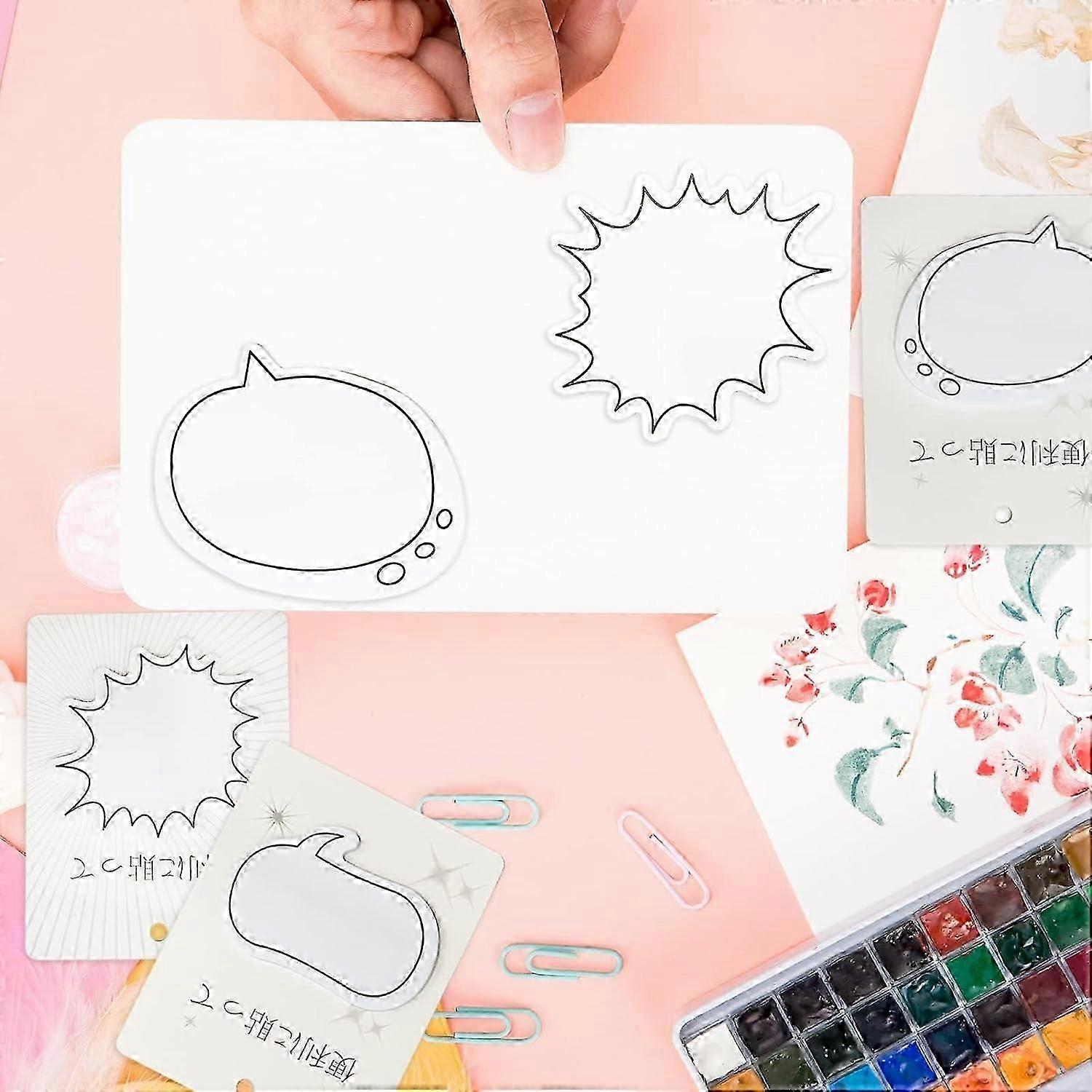 120 Sheets Speech Bubble Sticky Notes Set, Self-Adhesive Cute Animals ...