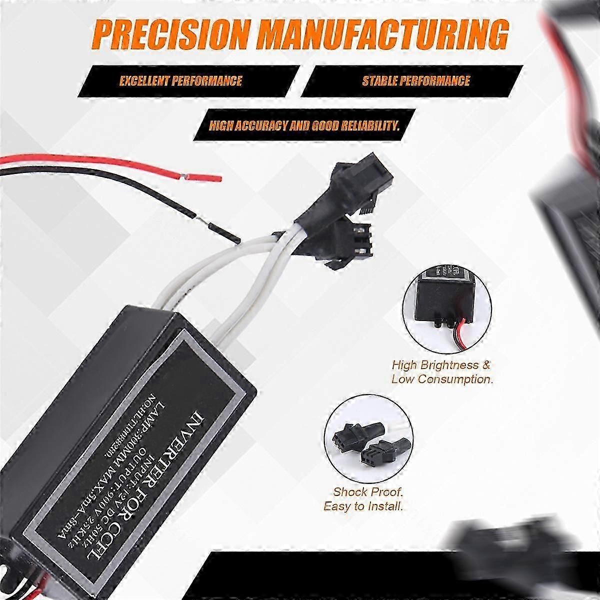 2x CCFL Halo Rings Inverter Ballast for E36 E38 X3 CCFL Angel Eyes CCFL Angle Eye Inverters ...