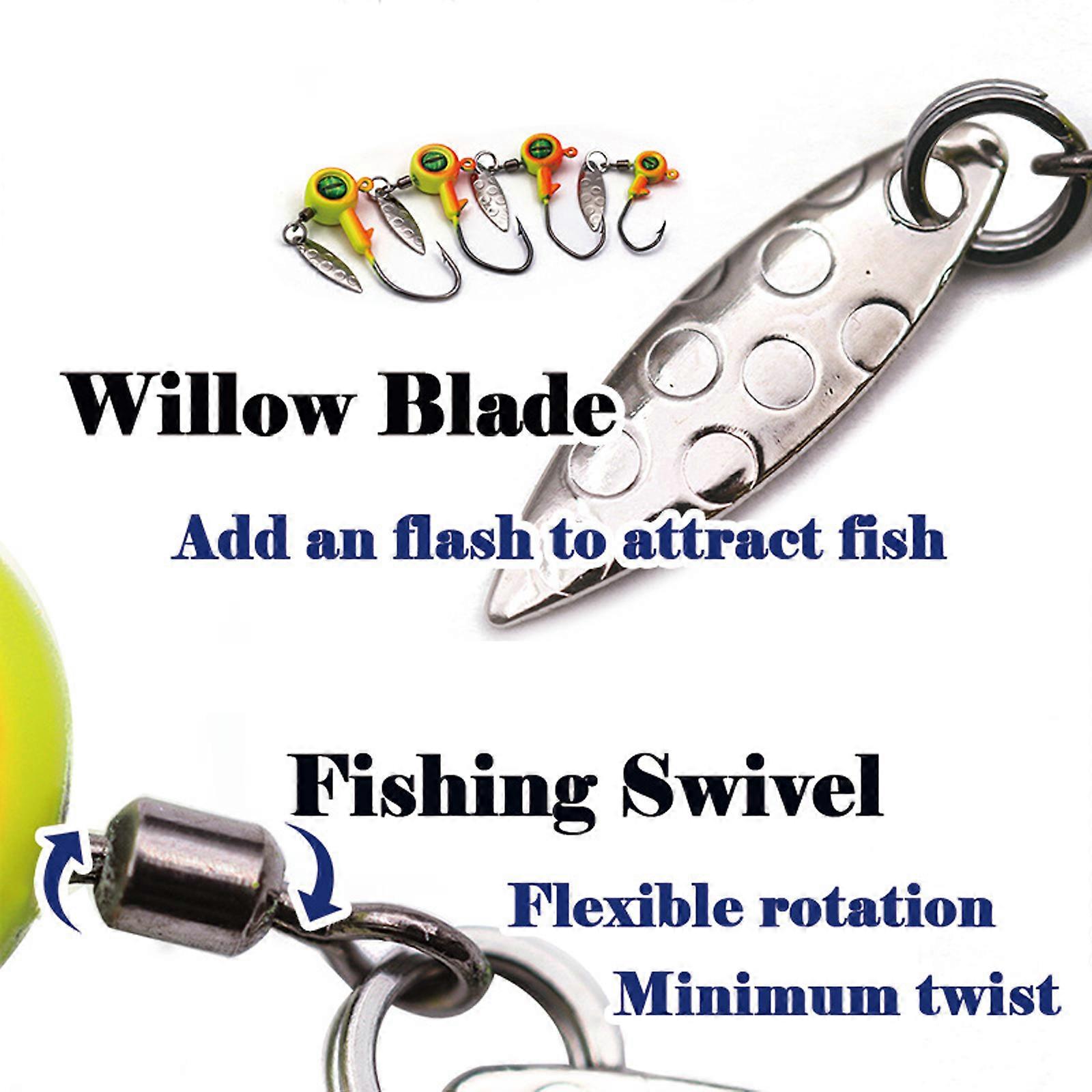 5Pcs Sharply Fishing Jig Hook Fishing Rotating Sequins Jig Lures Jig ...