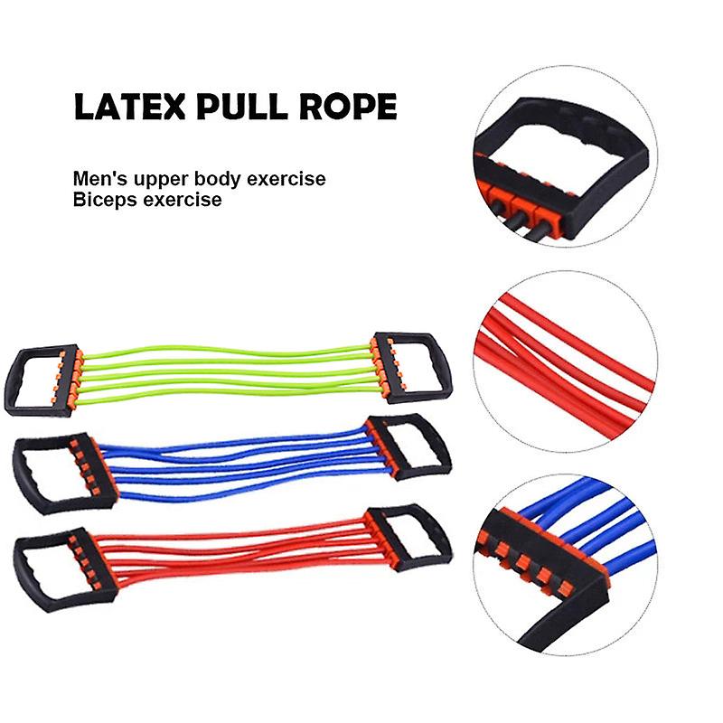 Profession expander resistance bands workout chest muscle crossfit ...