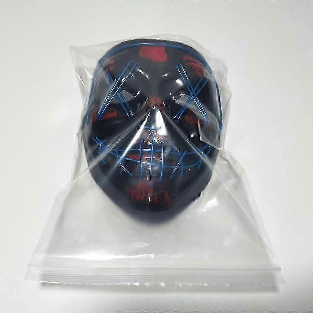 Halloween Mask, LED Light up Purge Mask, Purge Mask Costume,Halloween ...