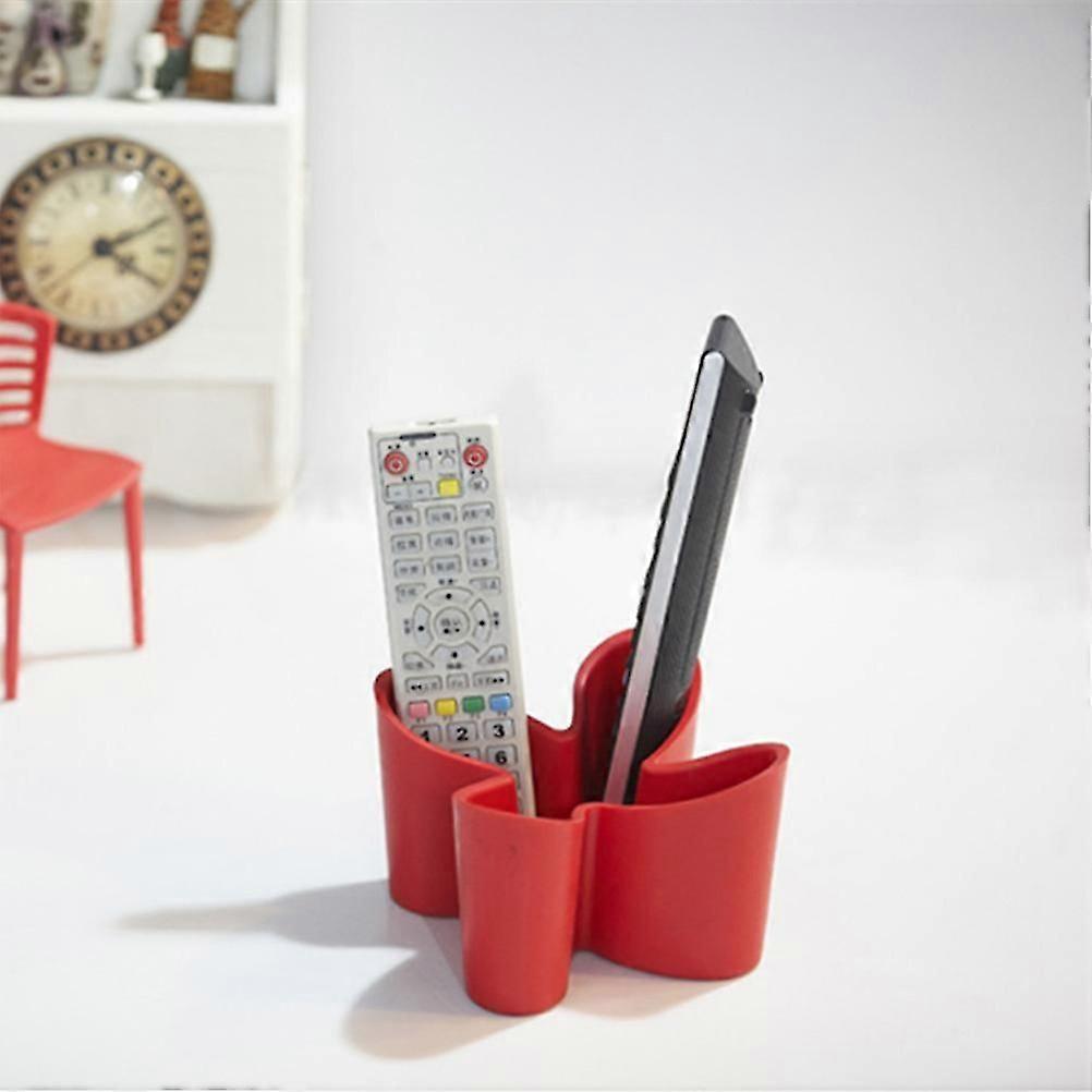 Red Four-Leaf Clover Shaped Storage Box for Remote Organizer | Fruugo UK