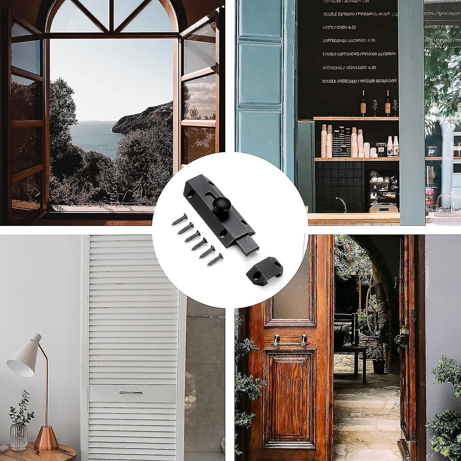 Sliding Bolt Door Latch Barrel Door Latch Security Latch For Exterior ...