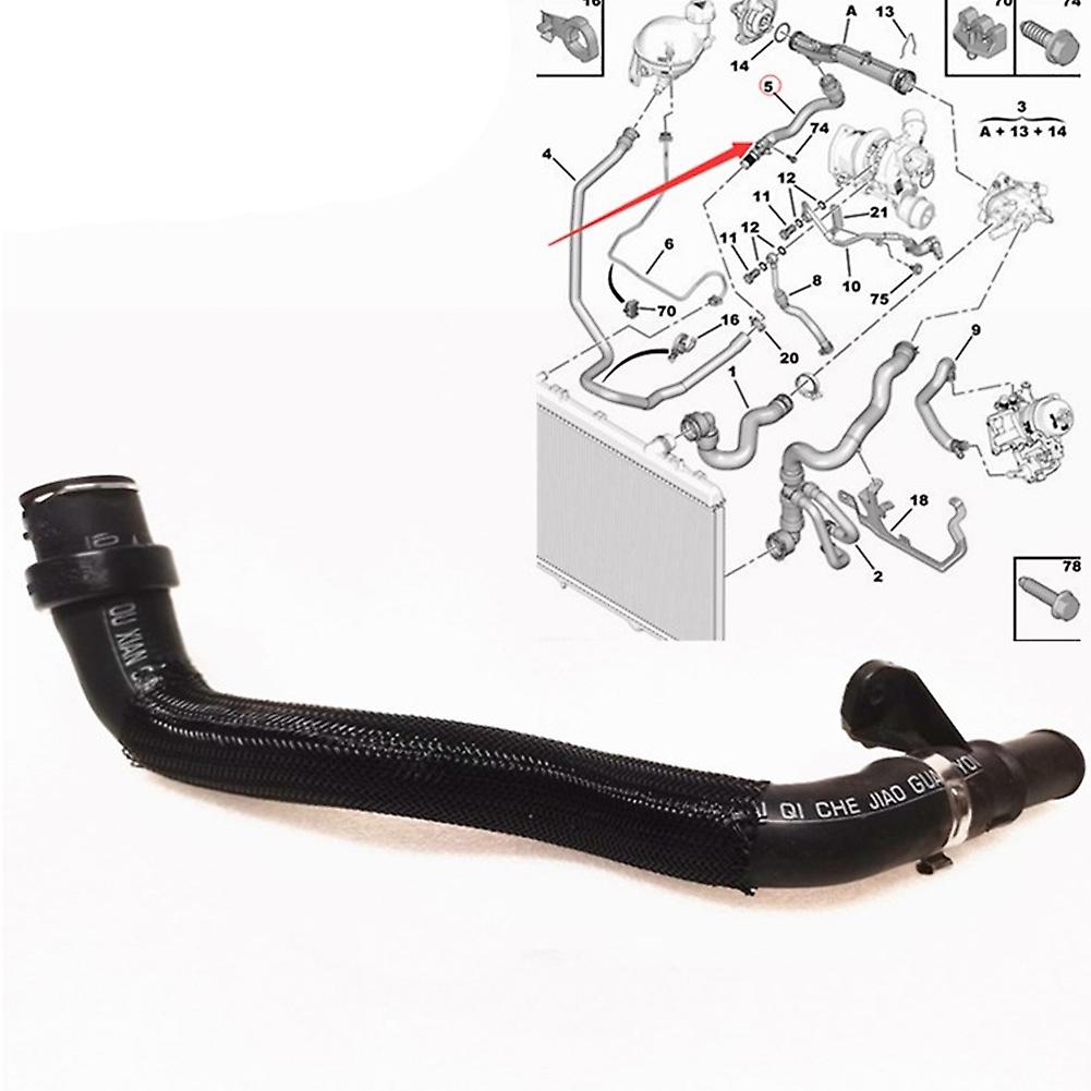 1351NG 1.6T Engine Water Pump Water Pipe for 3008 308CC 308SW 308S C4L ...