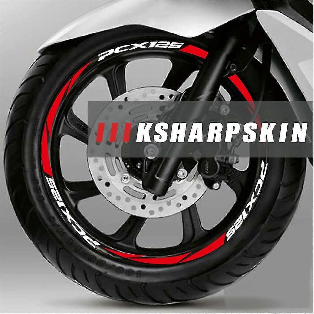 New Tire Modification Motorcycle Rim Stickers Reflective Stickers For ...