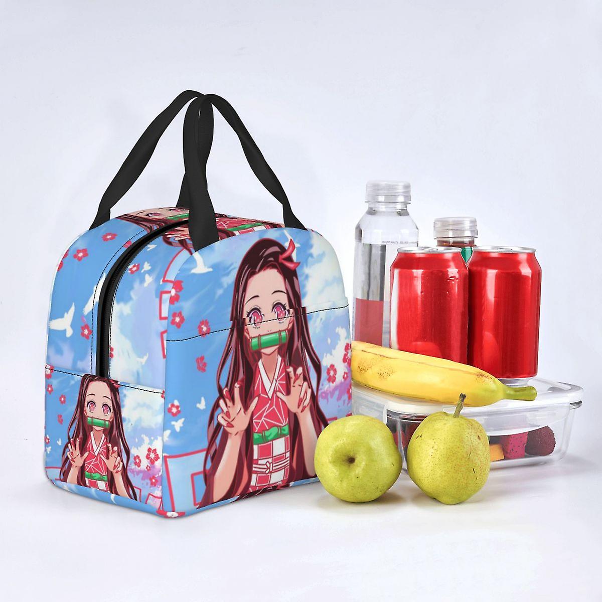 Nezuko Kamado Demon Slayer Insulated Lunch Bags For Camping Travel ...