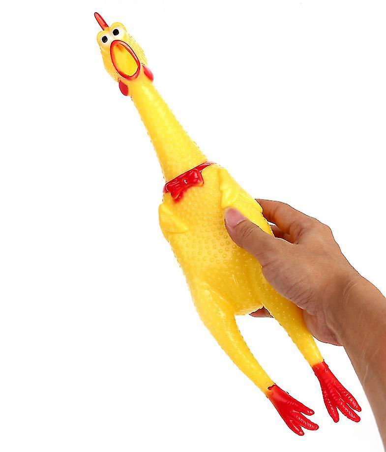 2Pcs L Children Adult Pet Toy Decompression Funny Screaming Chicken ...