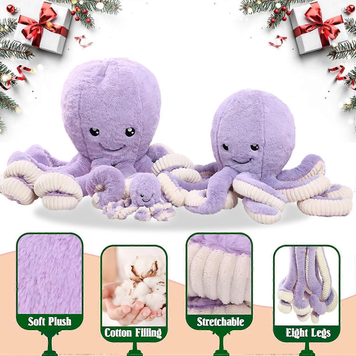 Octopus Stuffed Animals, Giant Octopus Plush Doll Play Toys for Kids ...