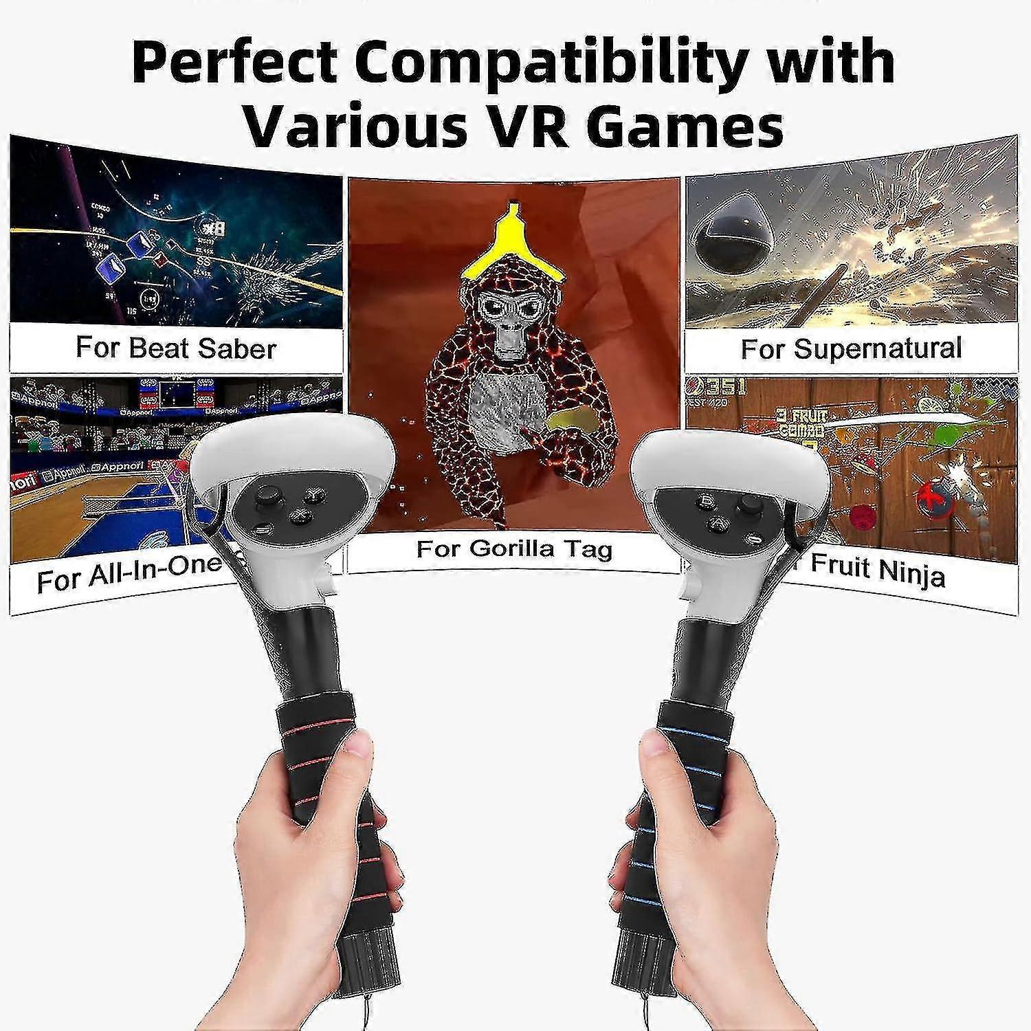 Gorilla Tag Långt Armsförlängningsgrepp för Meta Quest 2 Quest Rift S ...