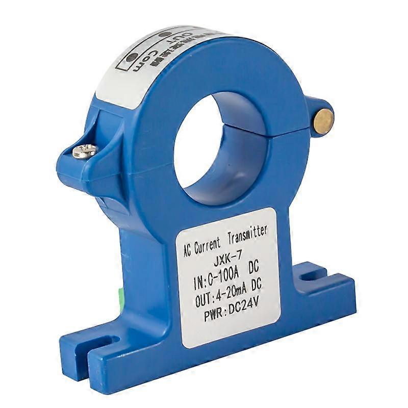 Ac Current Sensor Transmitter Transducer 4-20ma 0-10v Split Core Hall Current Transformer 0 ...