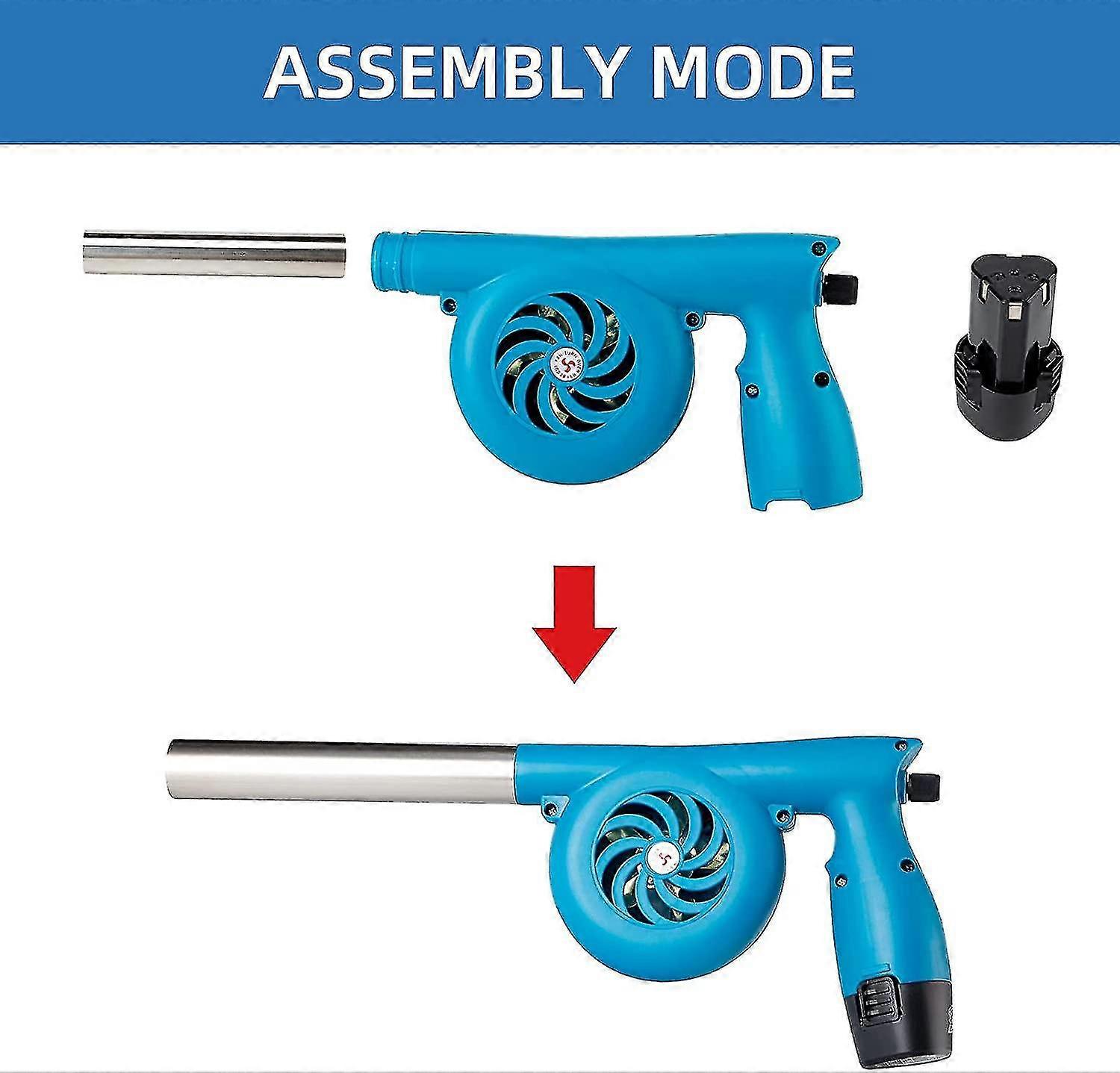 Electric Bellows Fireplace Tools Fan Bellows Fire Wood Stove Blower ...