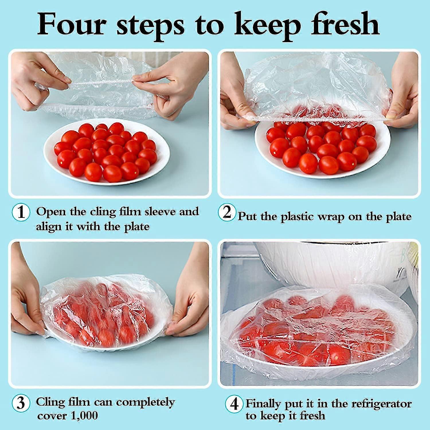 Kitchen Fresh Storage Bags, 100 Pieces Expandable Fresh Storage Bags ...