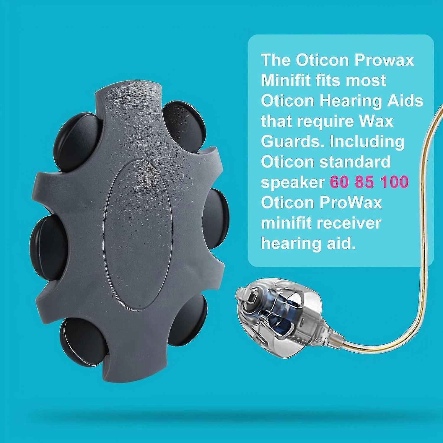 New models 5 Pack Wax Guards For Oticon ProWax MiniFit Hearing Aid ...