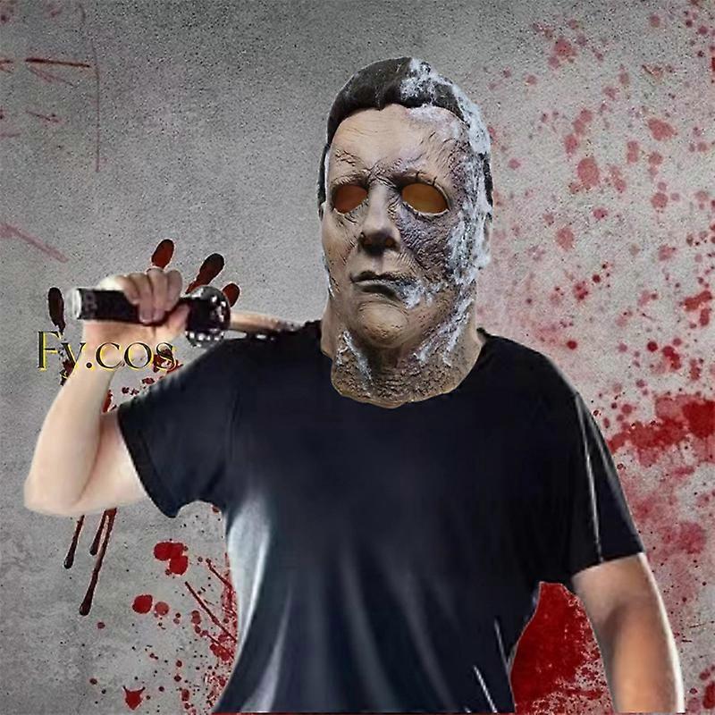 Michael Myers Figurine Mask for Men Latex Mascara Horror Disguise Man ...