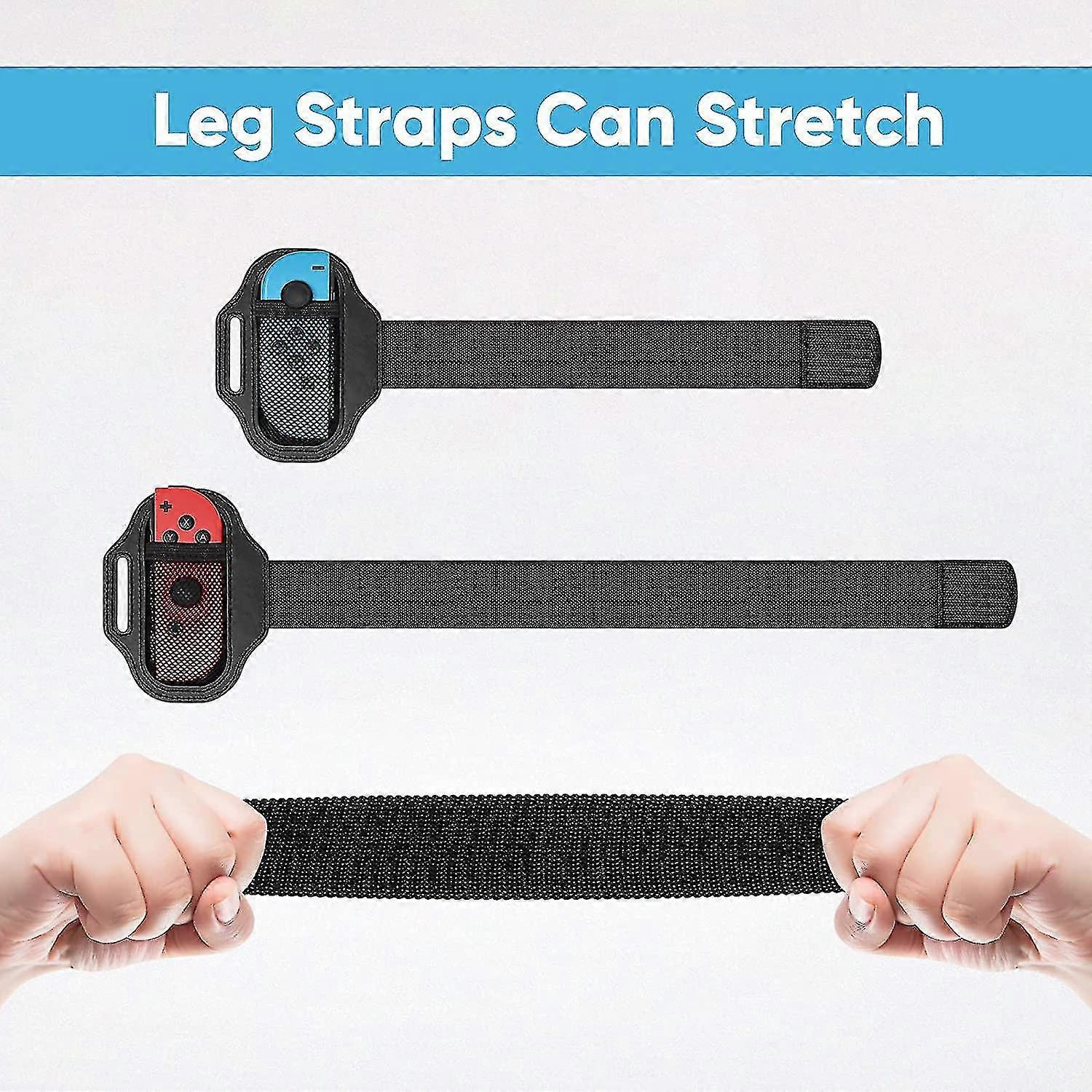 2 Pack Leg Strap Compatible With Switch Sports Play Soccer/switch Ring ...