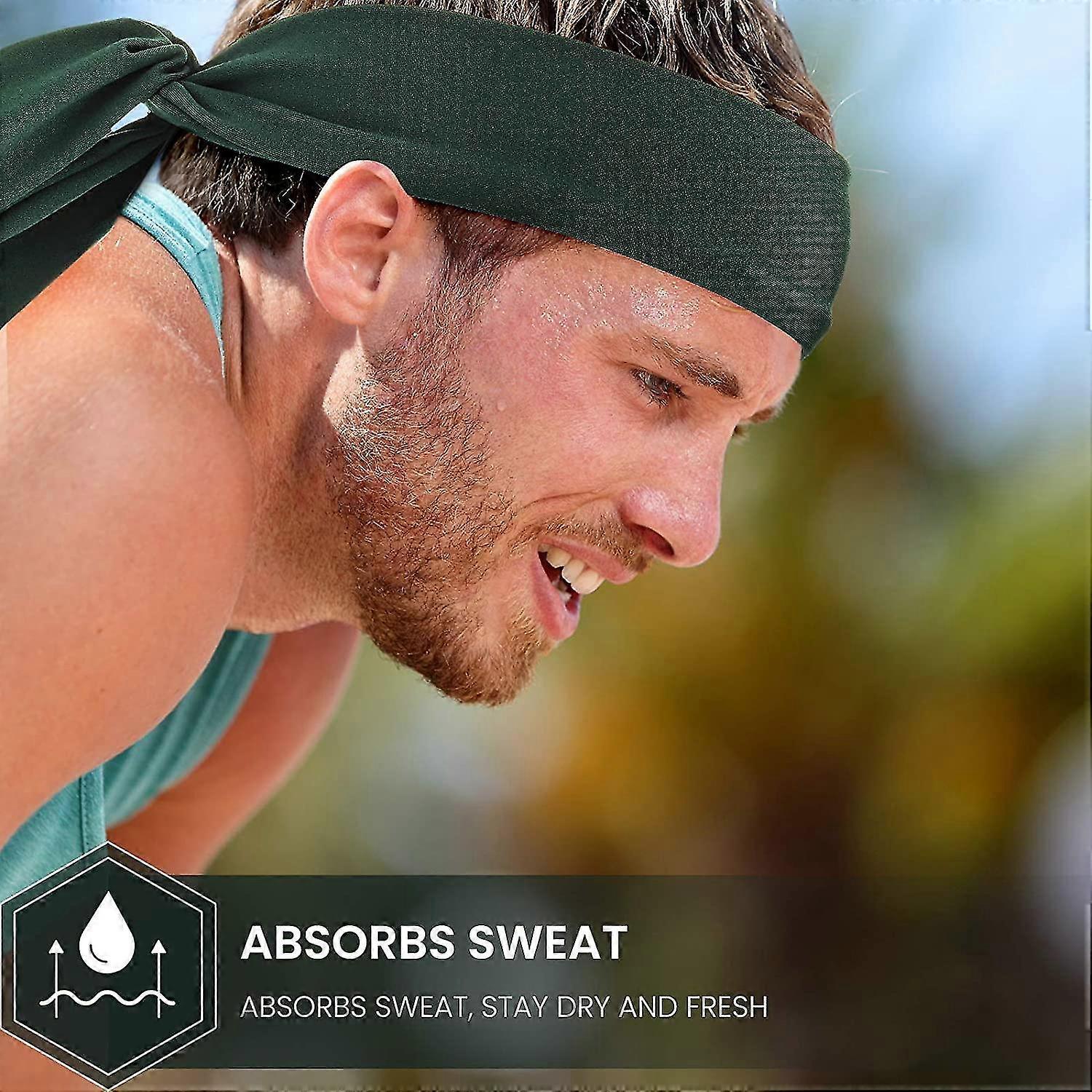 4 Pieces Tennis Tie Headband Head Tie Tennis Bandana Elastic Sports ...