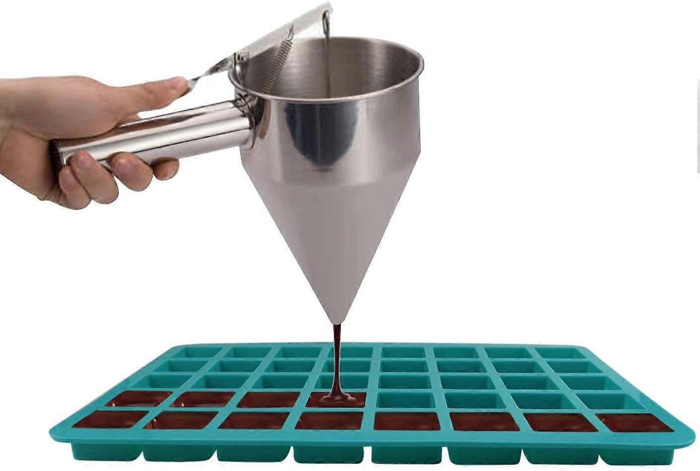 40-Cavity Square Caramel Candy Silicone Molds,Chocolate Truffles Mold ...