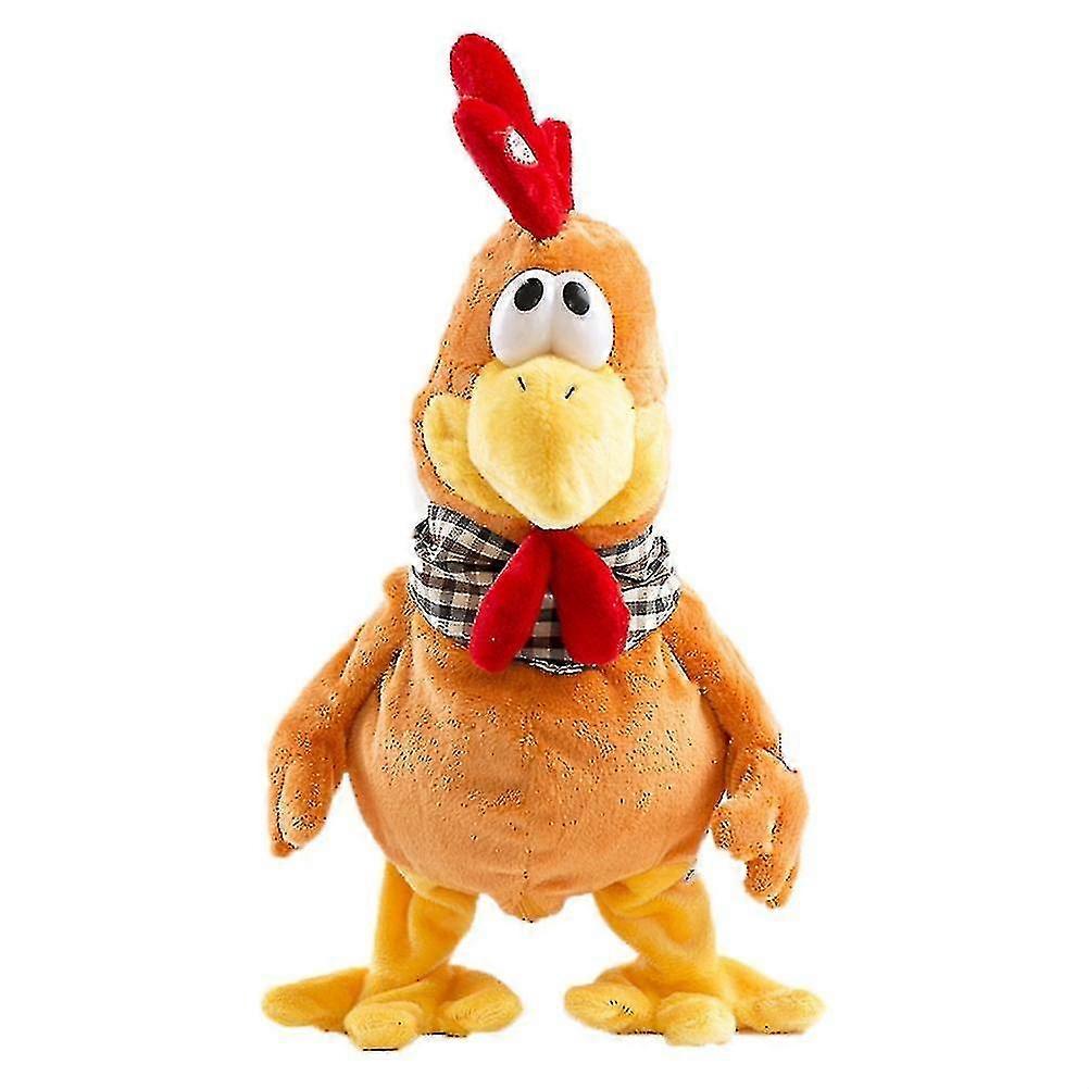 15 Inch Musical Squawking Chicken Toy Singing Waving Rooster Electronic ...