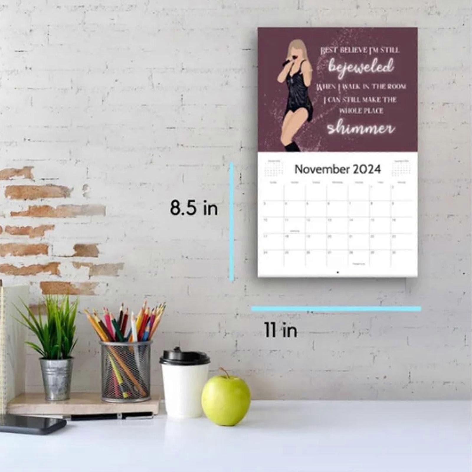 Taylor Swift Mini Calendar 2024-The Eras Tour Calendar For Fan | Fruugo UK