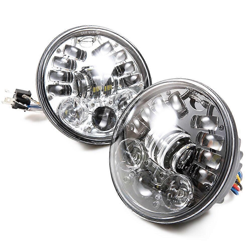 5-3/4 5.75" LED Headlight For Harley Dyna Street Bob Super Wide Glide ...