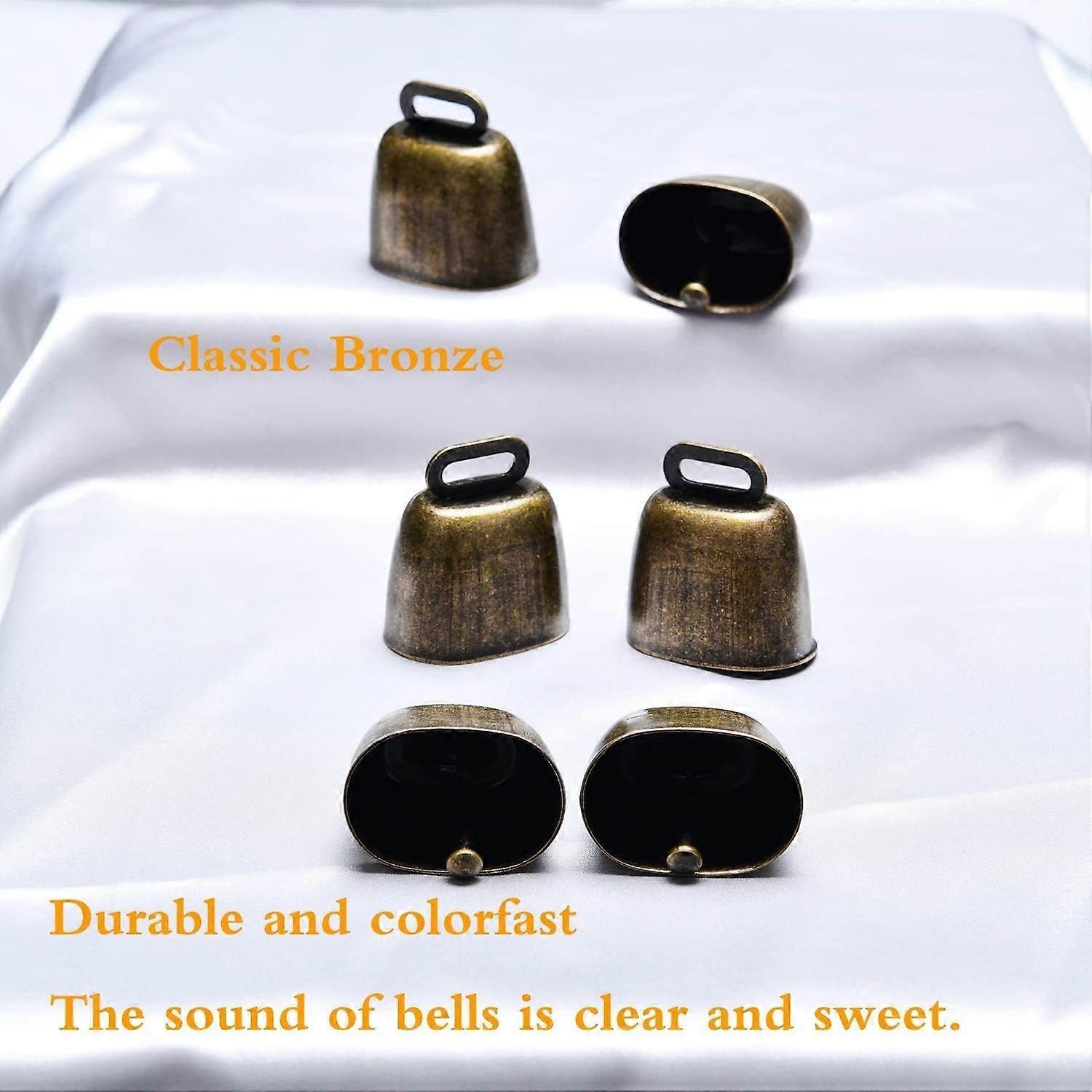 6 Pieces Small Brass Bells Cow Horse Sheep Grazing Copper Bells Pet ...