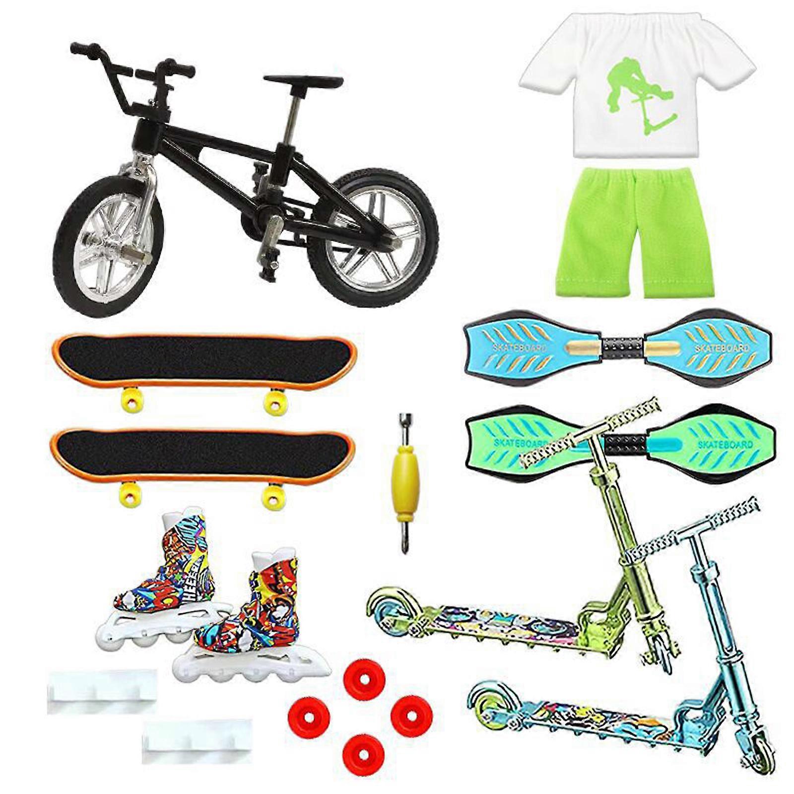 Skateboard Toys Gift for Kids Finger Scooter Mini Bike finger Pulley ...