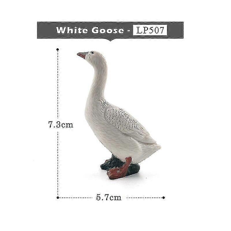 Rooster Chicken Duck Goose Swan Action Figure Farm Toy Animal Model ...