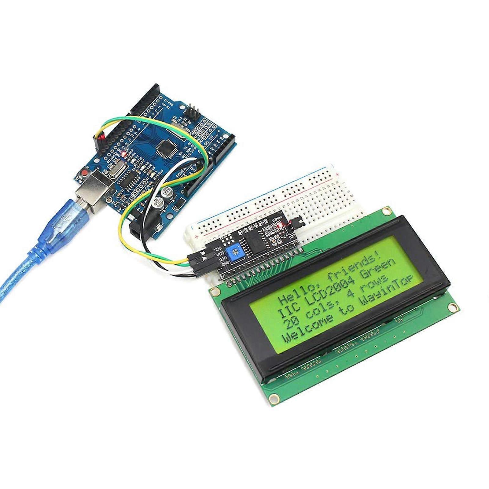 5V LCD Board 2004 Blue Green Screen LCD2004+I2C LCD2004 Display LCD Module | Fruugo UK