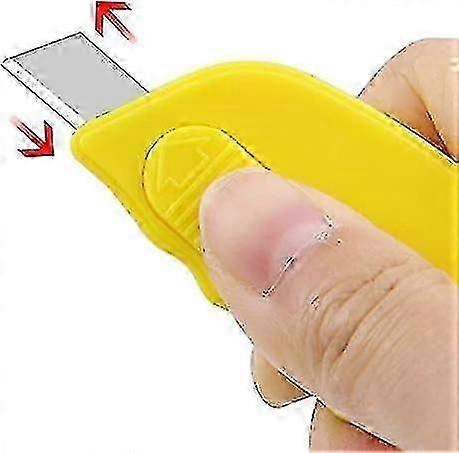 Mini Shrink Wrap Box Opener Keycring Plastic Letter Cutter Retractable ...