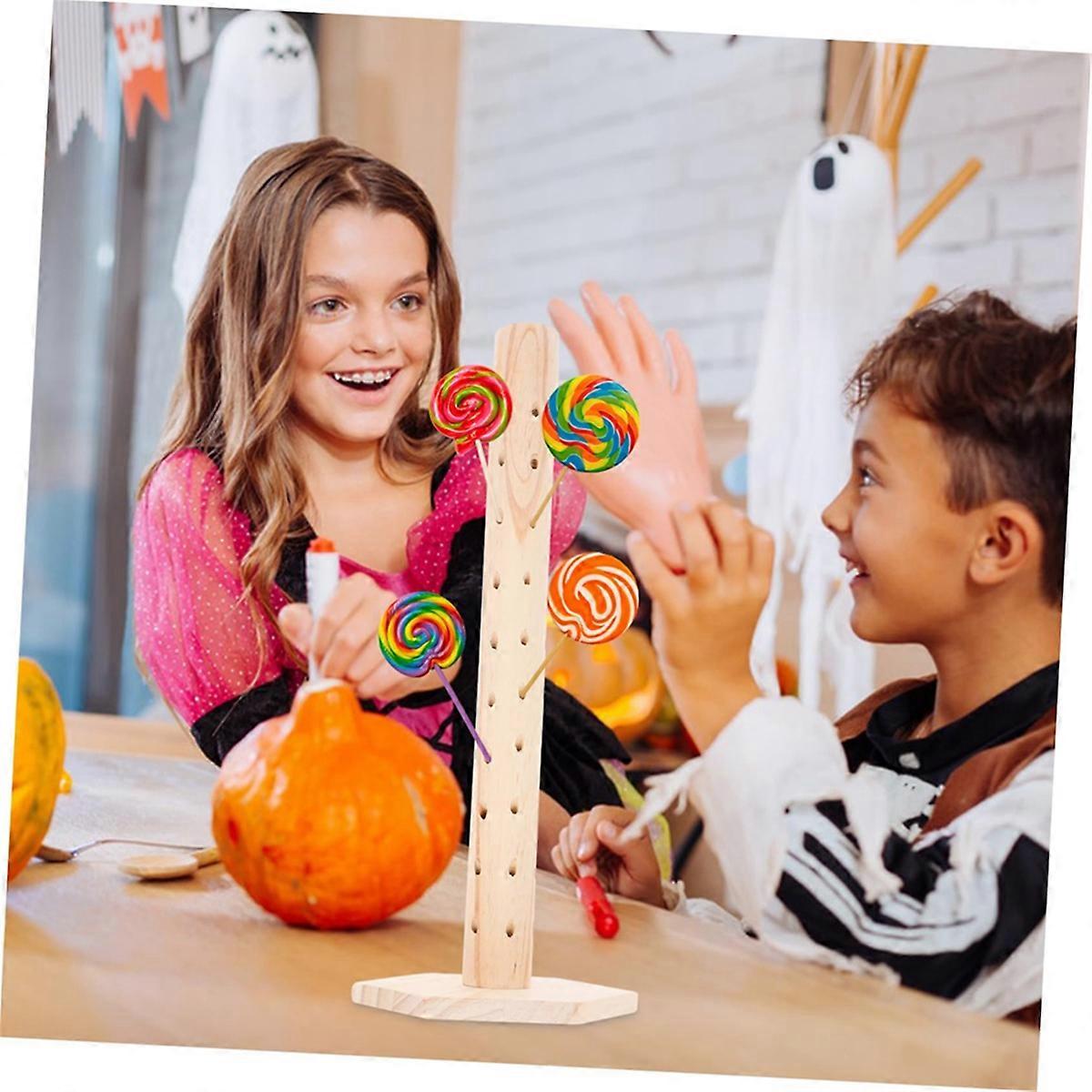 Lollipop Storage Container Wooden Lollipop Stand Lollipop Stand Display ...