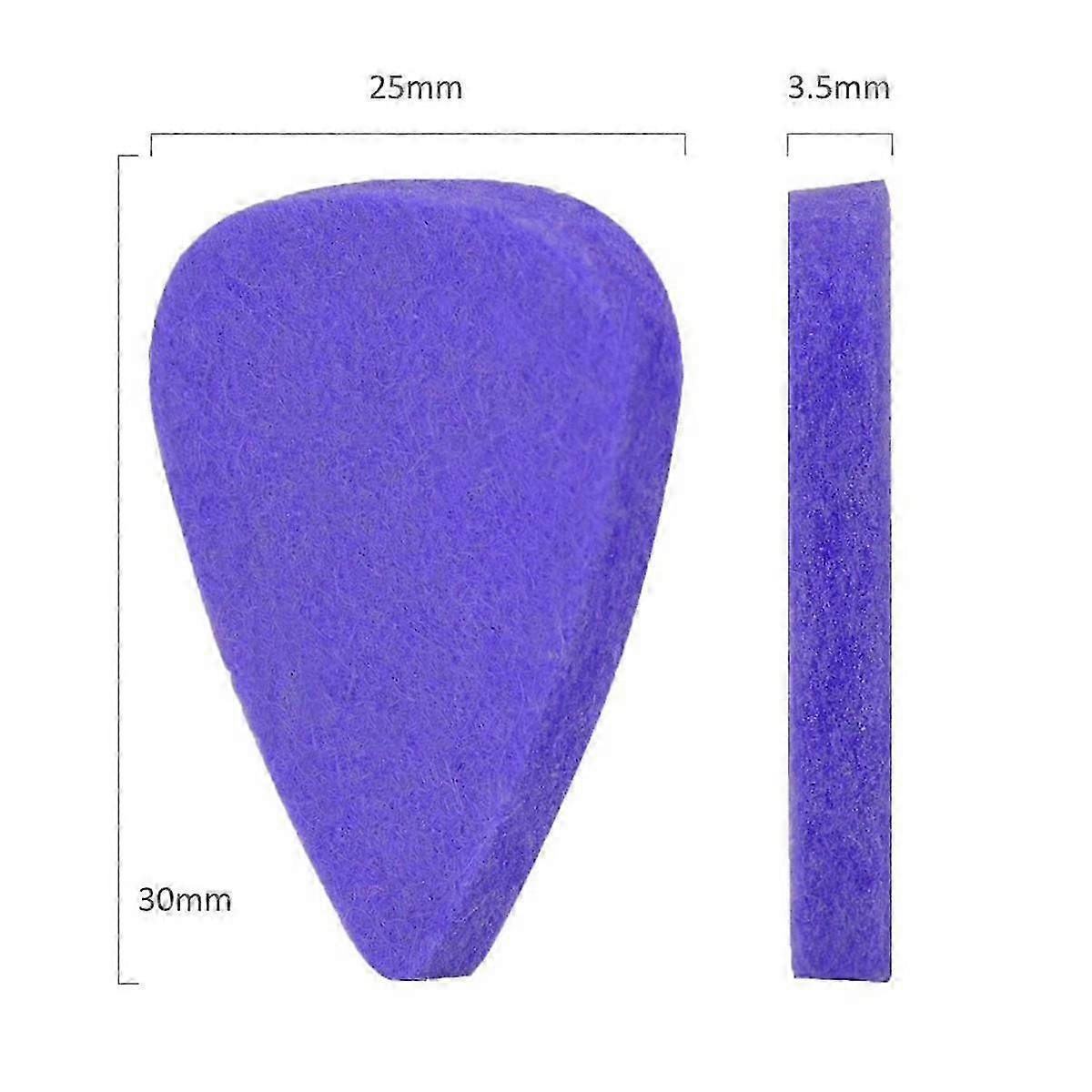 Ukulele Picks Felt Picks/Plectrums for Ukulele and Guitar,40 Pieces ...