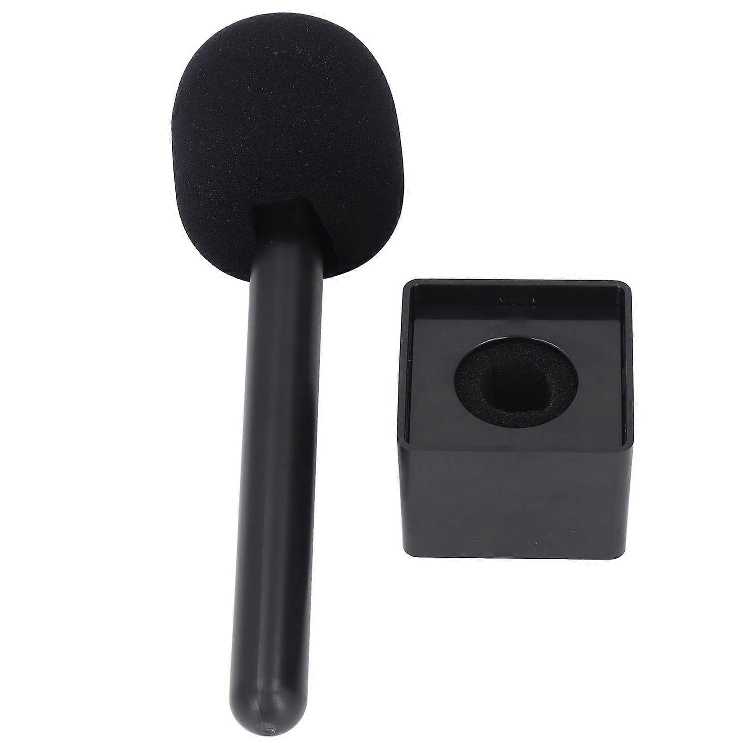 Stand Holder for Mic 1/2 Interview Microphone Adapter with Flag ...
